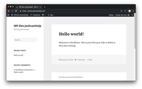 Wordpress Single Sign On Sso With Auth