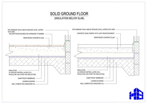 Building Guidelines Standard Construction Drawings Dwellings Solid Ground Floor