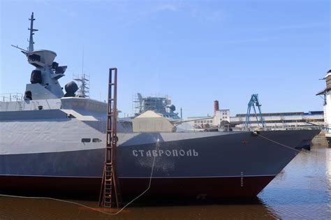 Russia Launches Final Buyan M Class Corvette Fitted With Kalibr Cruise