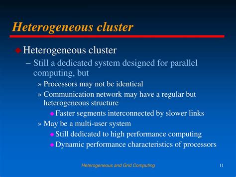 ppt heterogeneous and grid computing powerpoint presentation free