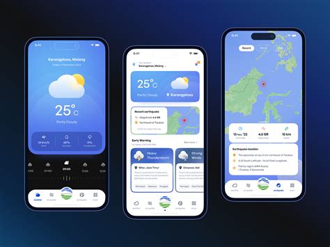 Info Bmkg Weather Climate And Earthquake Information Mobile App By Hyperfantasy On Dribbble