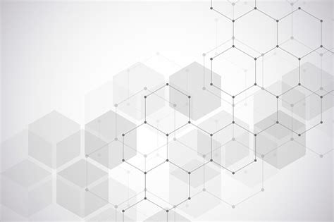 의료 배경 또는 과학 벡터 디자인 분자 구조 및 화학 화합물입니다 형상 및 다각형 추상적인 배경 물리적 구조에 대한 스톡 벡터