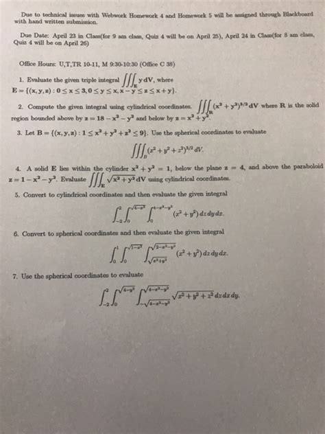 Solved Evaluate The Given Triple Integral Tripleintegral E Chegg