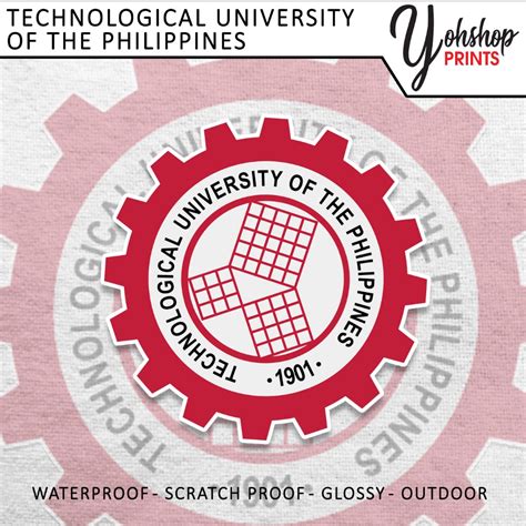 University Logos Car Decal Technological University Of The