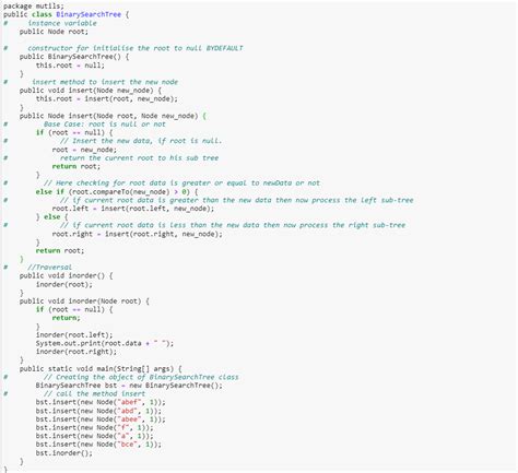 Use Mutilsbinarysearchtree As A Basic