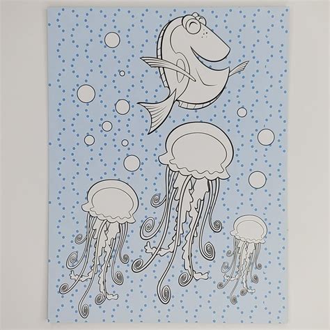 Finding Nemo Dory And Squishy Drawing