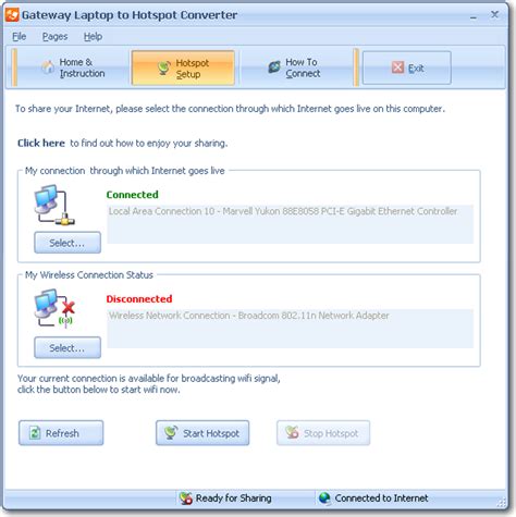 Gateway Laptop To Hotspot Converter Download