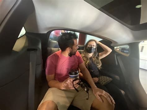 Here Are Adults Sitting In The Tesla Model Y Rd Row Pics Teslanorth