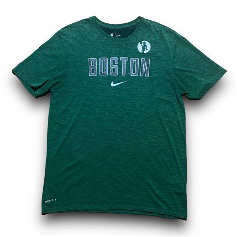 Nike X Nba Boston Celtics Dri Fit Fesyen Pria Pakaian Atasan Di