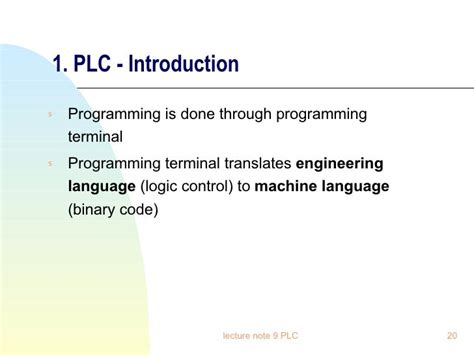 Plc Introduction