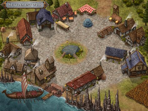 Gremlin Maps Maptober Day Settlement Map The Village Was