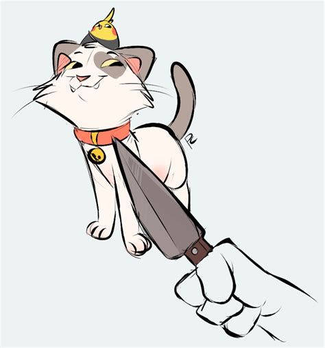Knife Cat By Pastel Core On Deviantart