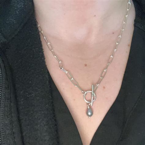 Solid Sterling Silver Paperclip Necklace 3mm Width Paperclip Chain