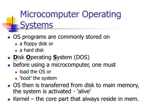 The Operation System The Need For An Operating System Ppt Download