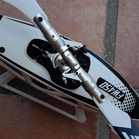 Flywing Fw450 V3 Quick Release Blades Grip Metal Rotor Head Set