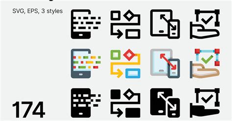 coding icons graphics envato elements