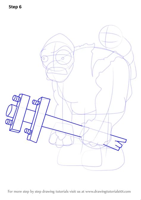How To Draw Giga Gargantuar From Plants Vs Zombies Plants Vs Zombies