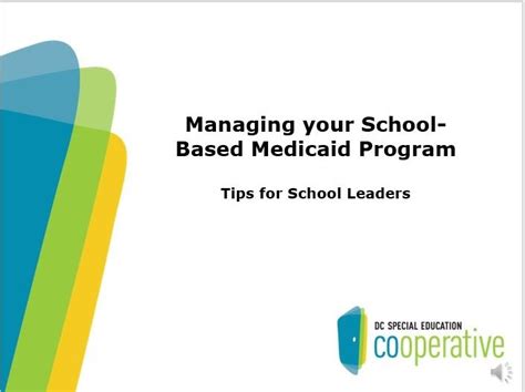Managing Your School Based Medicaid Program Dc Special Education