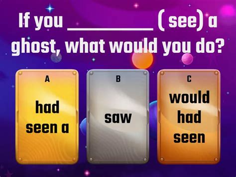 Unreal Conditionals Quiz