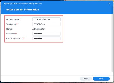 Setting Up Synology Directory Server Storage Alchemist