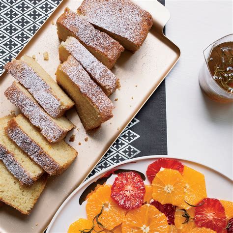 Orange Scented Buttermilk Cake Loaves Recipe