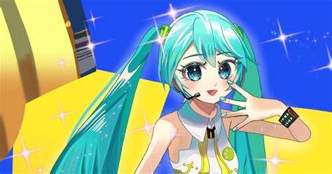 初音ミク Yellow ちゃむ介のイラスト Pixiv