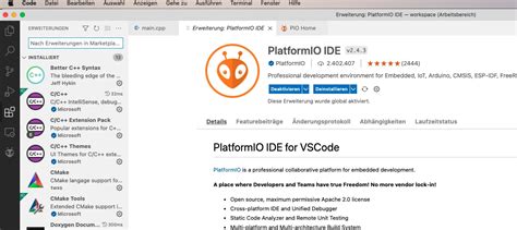 Visual Studio Code PlatformIO Infootec Net