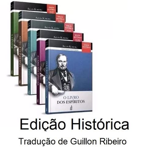 Kit Livros Obras Basicas Edição Histórica Allan Kardec Frete grátis