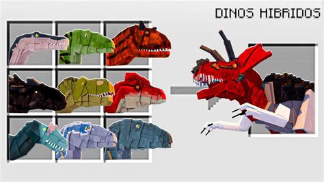 Criando Dinossauros Hibridos Ultimassauro No Minecraft Youtube