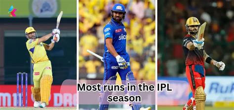 Most Runs In Ipl Single Season Top 10 Batsmen List