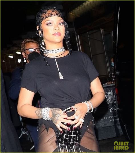 Rihanna Switches Up Her Look For Met Gala 2021 After Party Photo