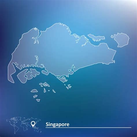 Singaporean Map 스톡 벡터 로열티 프리 Singaporean Map 일러스트레이션 페이지 3 D
