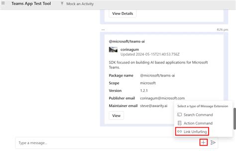 Debug Message Extension App In Test Tool Teams Microsoft Learn