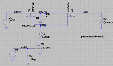 Mosfet Two High Side Pfet Switches Used For Bidirectional Control