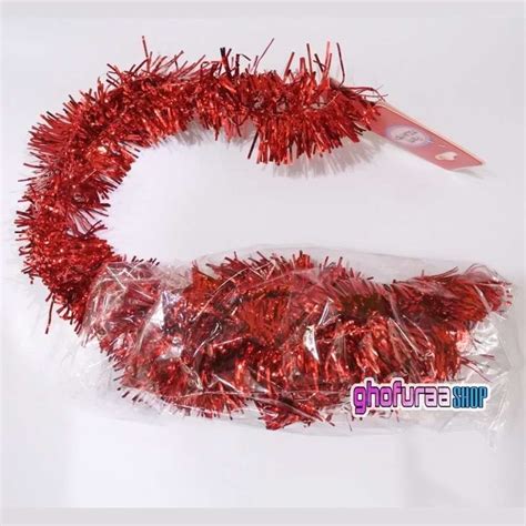 Jual Slinger Rumbai Merah Putih Silver Hiasan Pernak Pernik Dekorasi