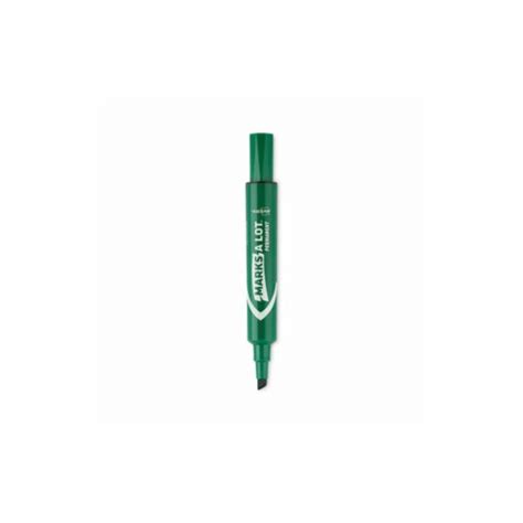 Permanent Marker Regular Chisel Tip Green Dozen 1 Frys Food Stores