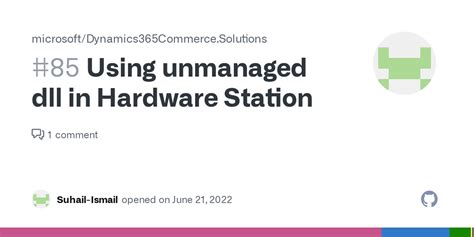 Using Unmanaged Dll In Hardware Station · Issue 85 · Microsoft
