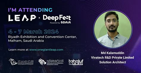 md kalamuddin on linkedin leap and deepfest 2024