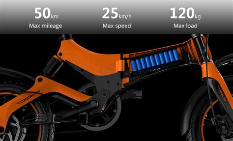 ONEBOT S6 Portable Folding Best Foldable Electric Bike 250W Motor 25km