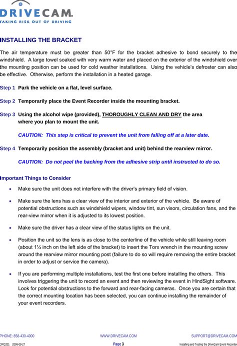 Lytx Dciii Video Event Recorder User Manual Installation Instructions