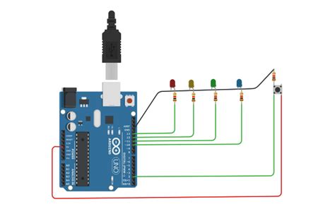 Circuit Design Switch Button Tinkercad