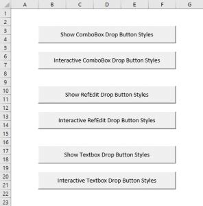 Drop Buttons On VBA UserForm Controls Peltier Tech