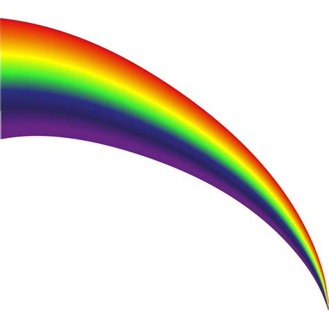 Realistic Raibow On White Background Colorful Bright Design Vector Illustration 21824204