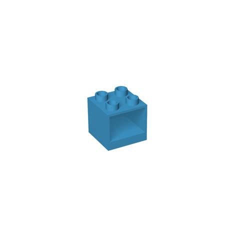 Duplo Dark Azure Drawer Cabinet 2 X 2 X 1 5 4890 Brick Owl Lego