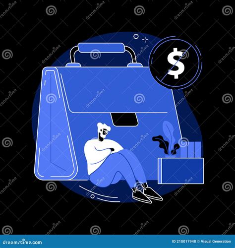 Unemployment Abstract Concept Vector Illustration Stock Vector
