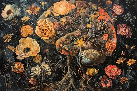 Premium Photo An Abstract Artwork Representing The Brain As A Garden Of Neurons