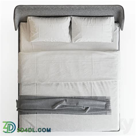 دانلود آبجکت Frigerio Salotti Alfred Bed Bed 3d Models مرجع دانلود آبجکت، تکسچر و مدل سه بعدی