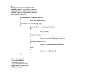 Exception Handling PPT
