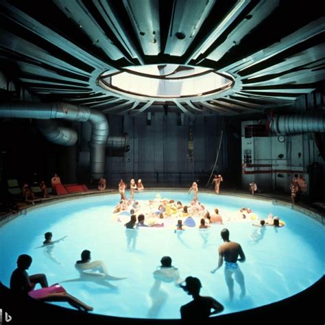 Pool Party Inside A Nuclear Reactor Photo From 1995 R Weirddalle