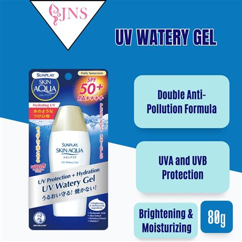 Sunplay Skin Aqua Uv Watery Gelanti Blue Light Sunscreen Suncare